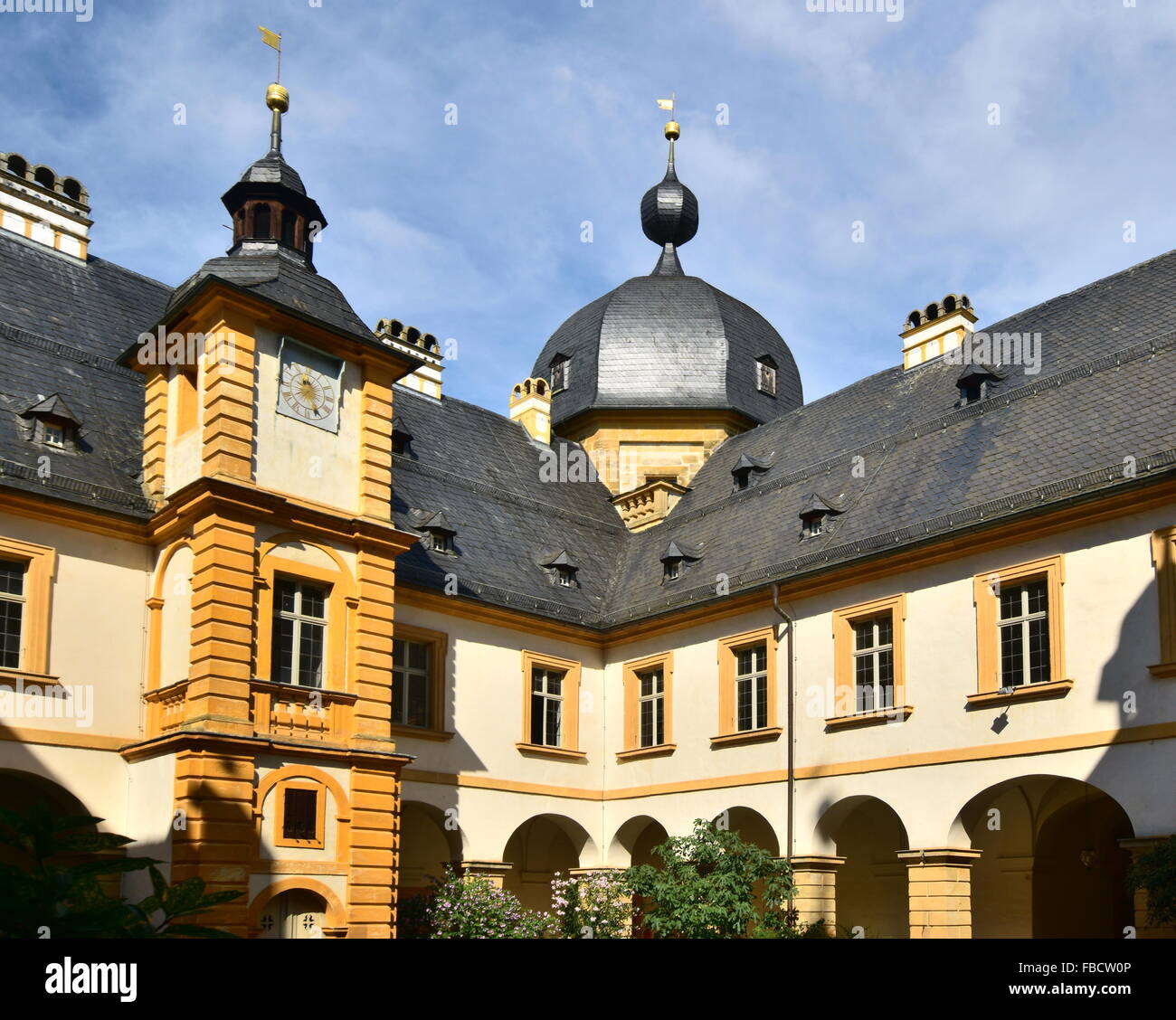 SCHLOSS SEEHOF castle near Bamberg, Bavaria, region Upper Franconia ...