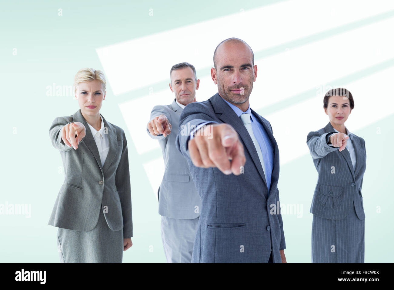 Business people pointing at camera hi-res stock photography and images ...