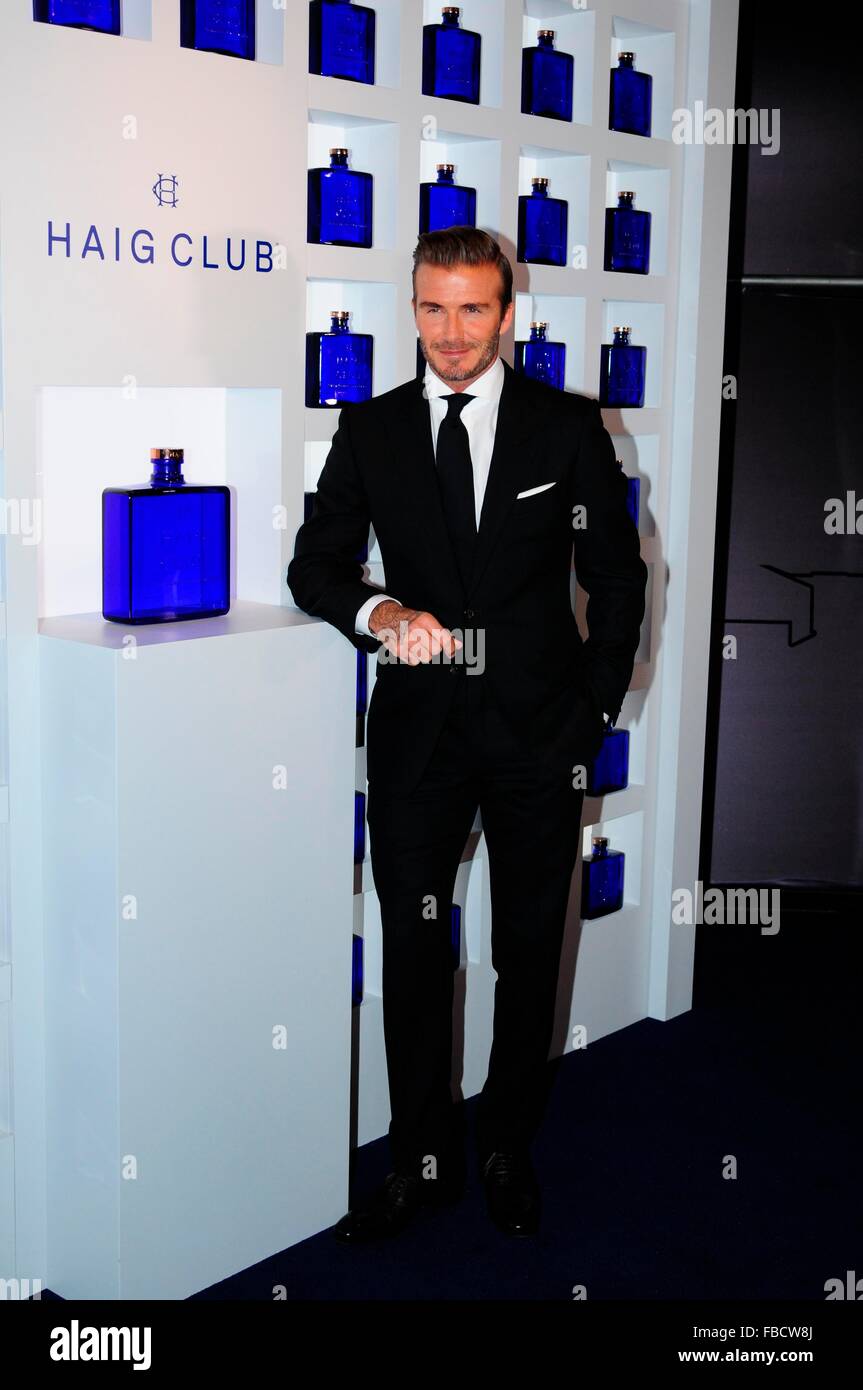 David beckham haig club hi-res stock photography and images - Alamy