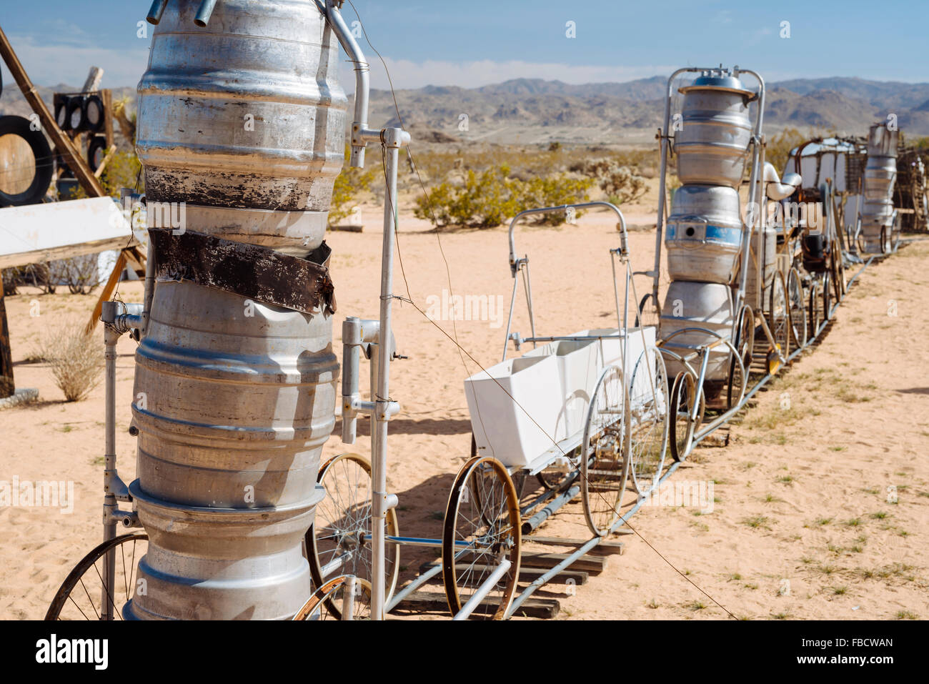 Assemblage sculpture by the late Noah Purifoy in Noah Purifoy's Outdoor ...