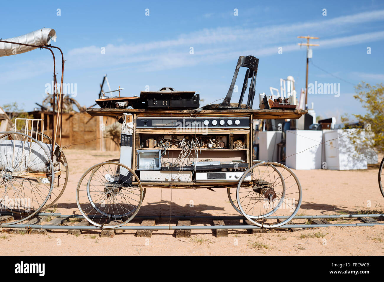 Assemblage sculpture by the late Noah Purifoy in Noah Purifoy's Outdoor ...