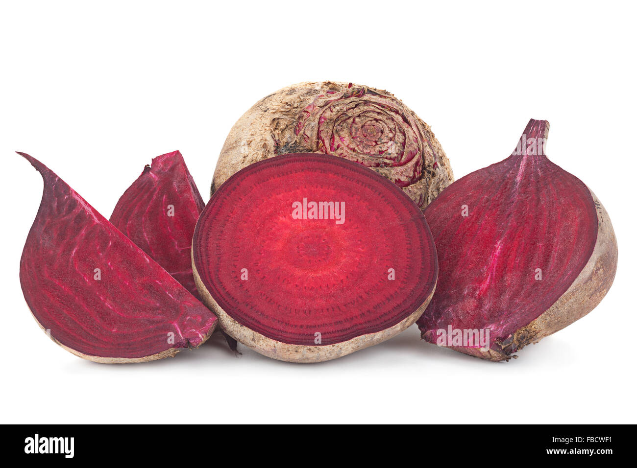 Beet vegetable closeup isolated on white Stock Photo - Alamy