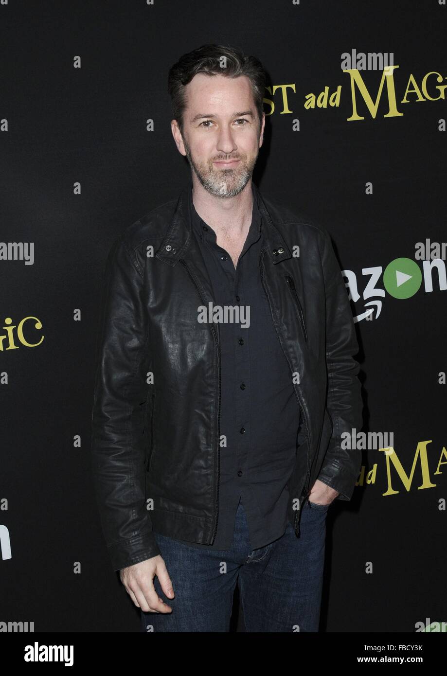 Los Angeles, CA, USA. 14th Jan, 2016. Andrew Burlinson at arrivals for ...