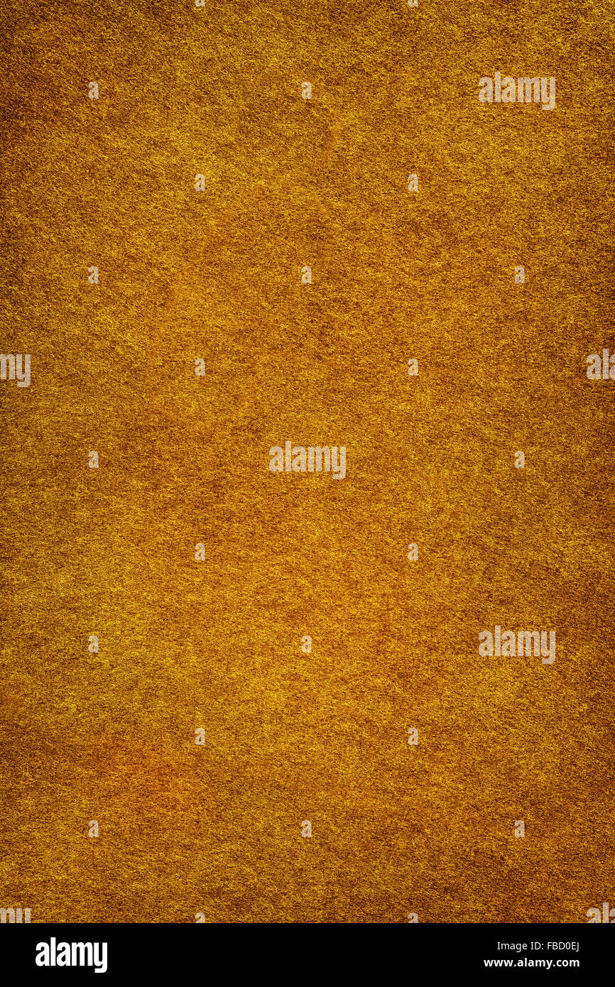 Golden felt background with complex grunge texture Stock Photo - Alamy
