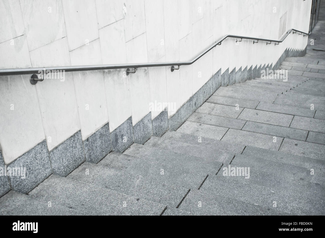 Stone modern staircase railings hi-res stock photography and images - Alamy