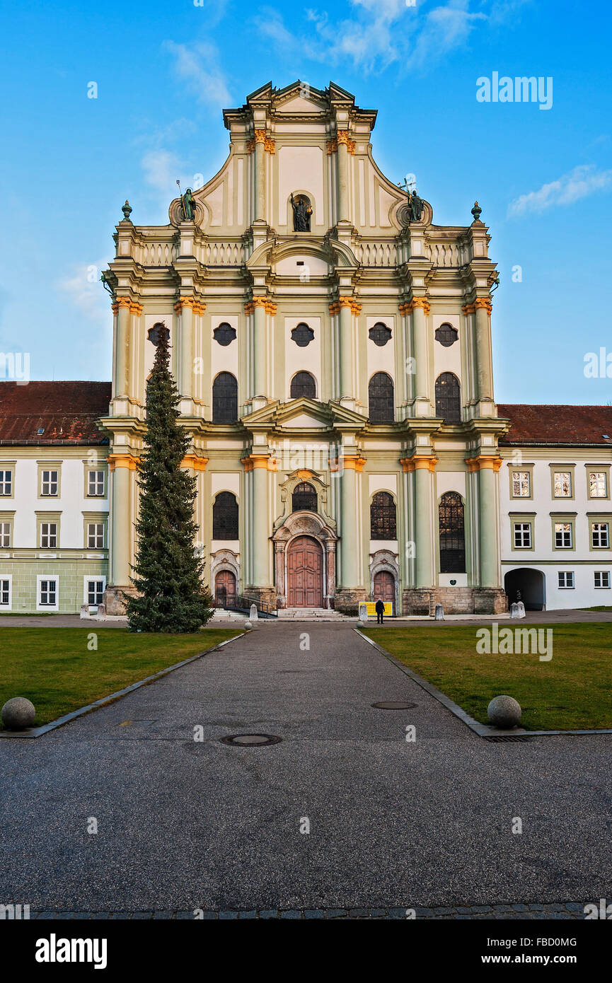 Fürstenfeld Abbey, former Cistercian abbey, Furstenfeldbruck, Bavaria ...