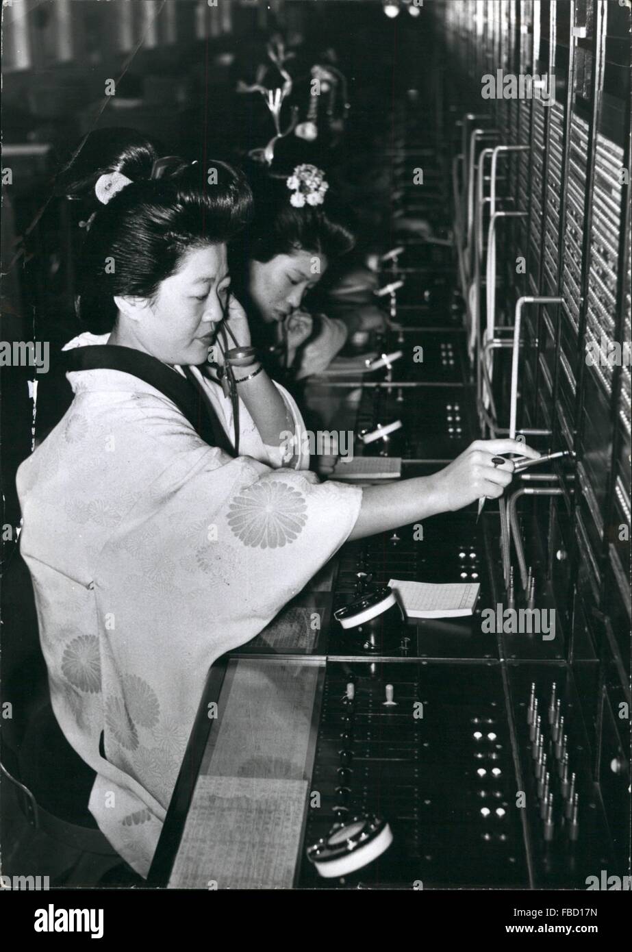 1962 - ''Hello Girls'' in Kimonos: It is the custom in Japan for girls ...