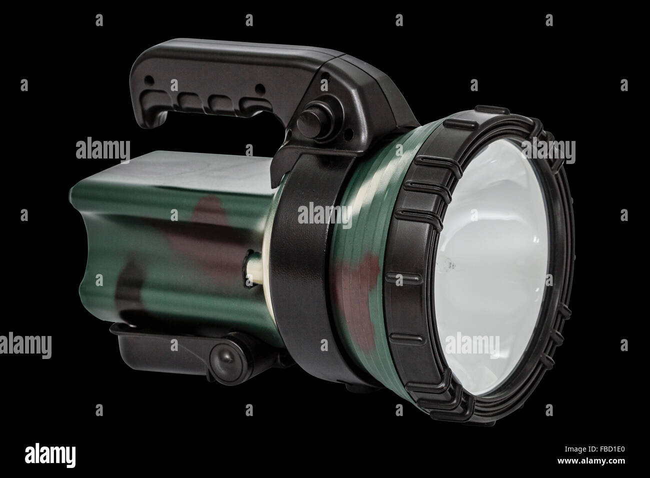 Electric torch, isolated on white background, with clipping path Stock ...