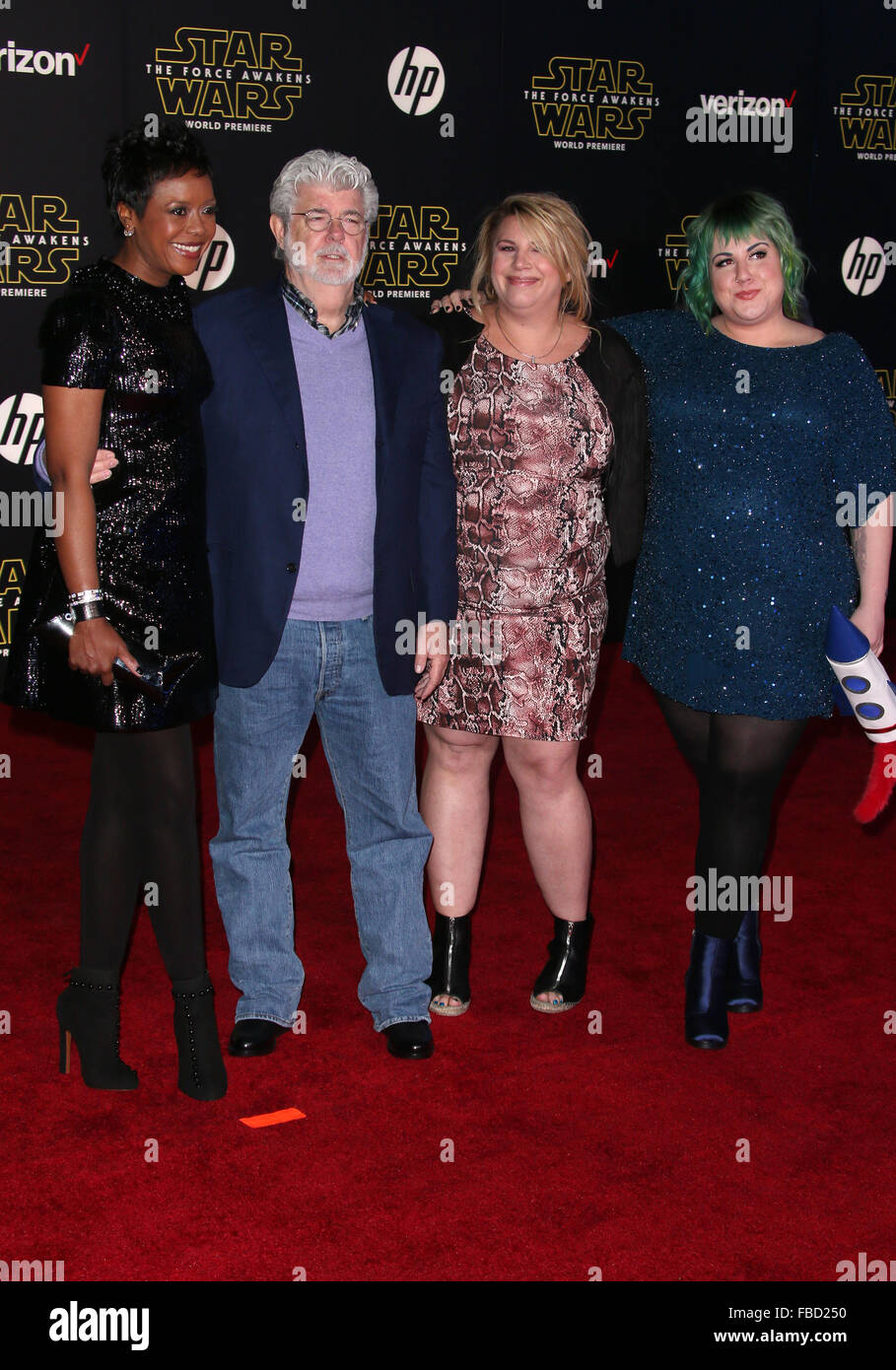 George lucas mellody amanda lucas katie lucas star wars hi-res stock ...