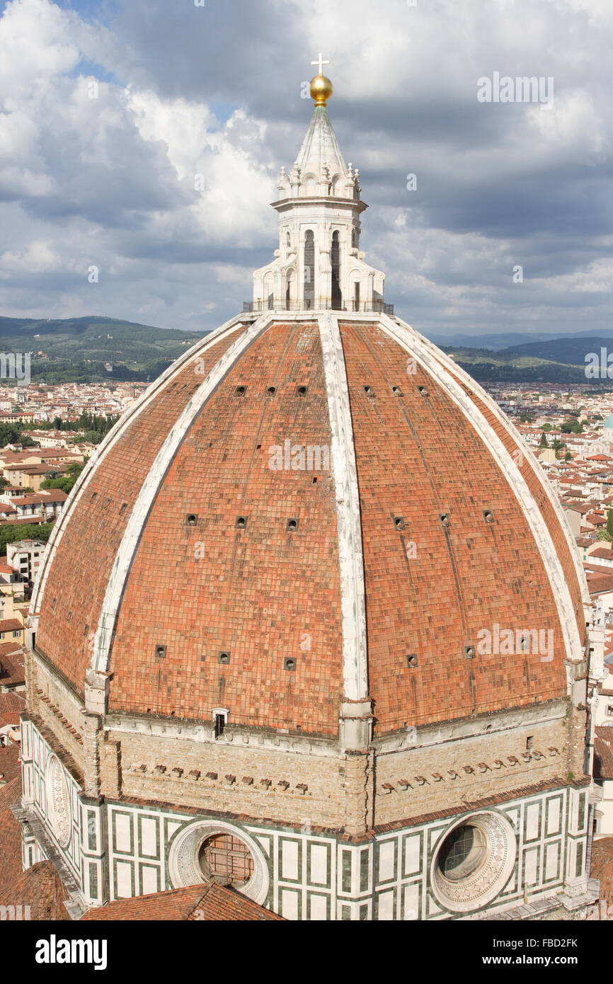 Filippo Brunelleschi's famous dome of Florence Cathedral Stock Photo ...