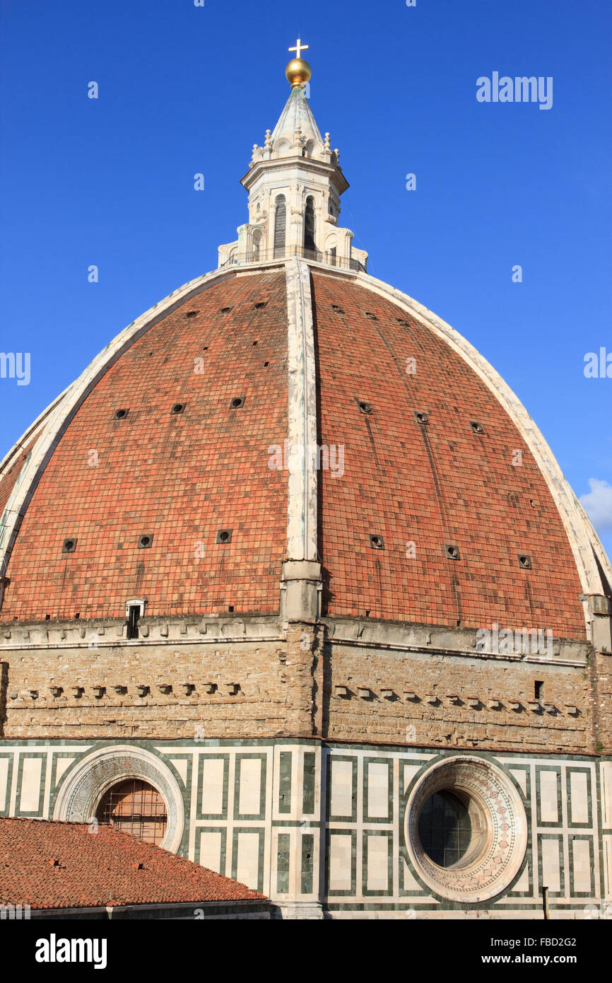 Filippo Brunelleschi's famous dome of Florence Cathedral Stock Photo ...