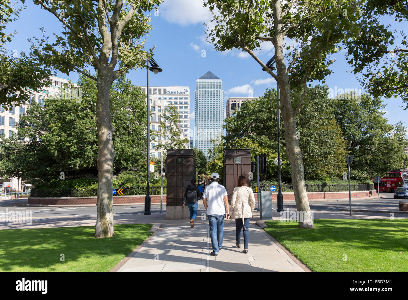 Westferry circus roundabout hi-res stock photography and images - Alamy