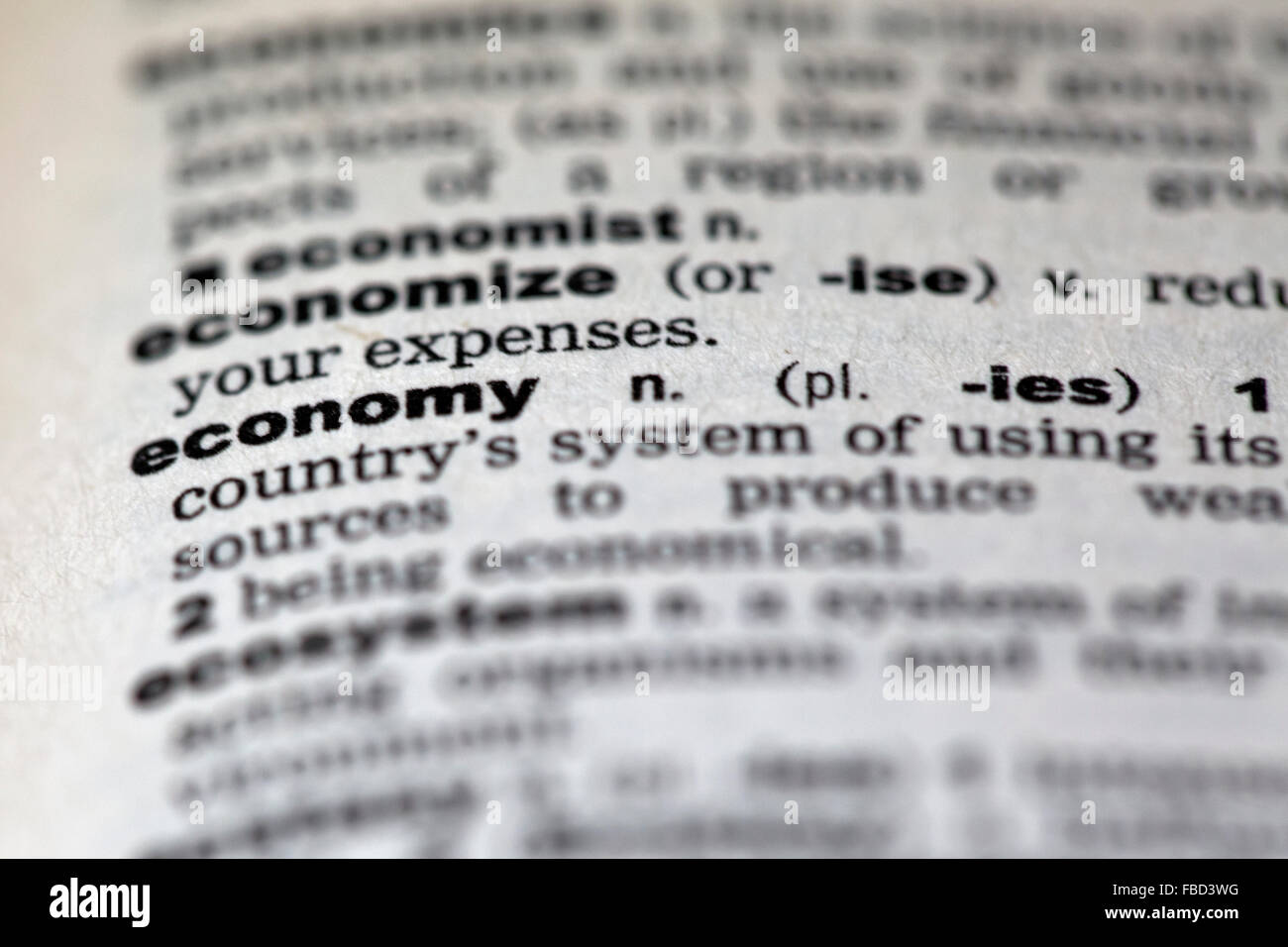 Economy terminology hi-res stock photography and images - Alamy