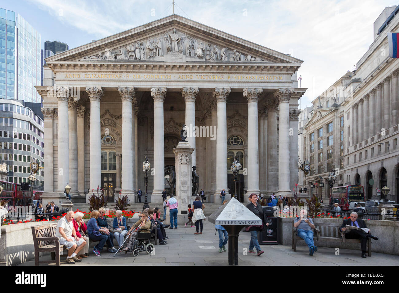 The Royal Exchange, London, United Kingdom Stock Photo - Alamy