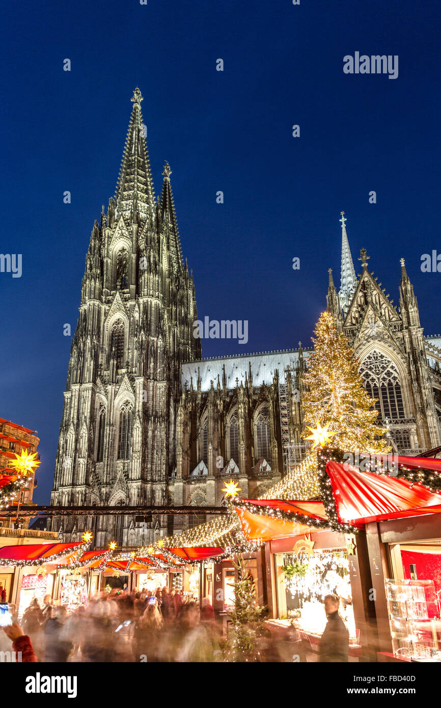Christmas market and Cologne Cathedral, Cologne, Germany Stock Photo ... Christmas market and Cologne Cathedral, Cologne, Germany Stock Photo ...