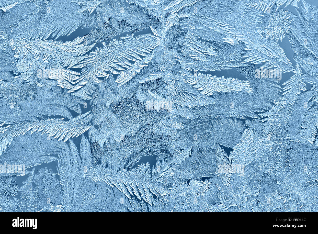 Beautiful frost patterns on glass in winter Stock Photo - Alamy