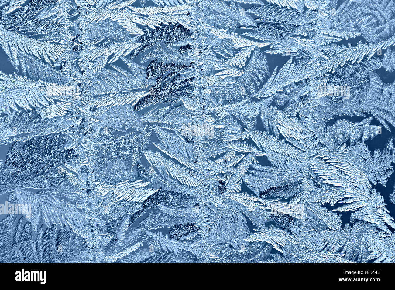 Beautiful frost patterns on glass in winter Stock Photo - Alamy