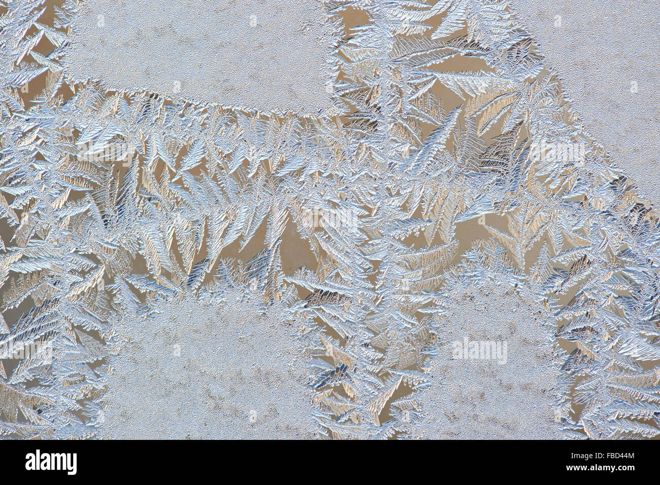 Beautiful frost patterns on glass in winter Stock Photo - Alamy