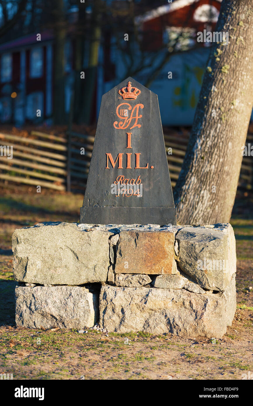 Roman mile marker hi-res stock photography and images - Alamy