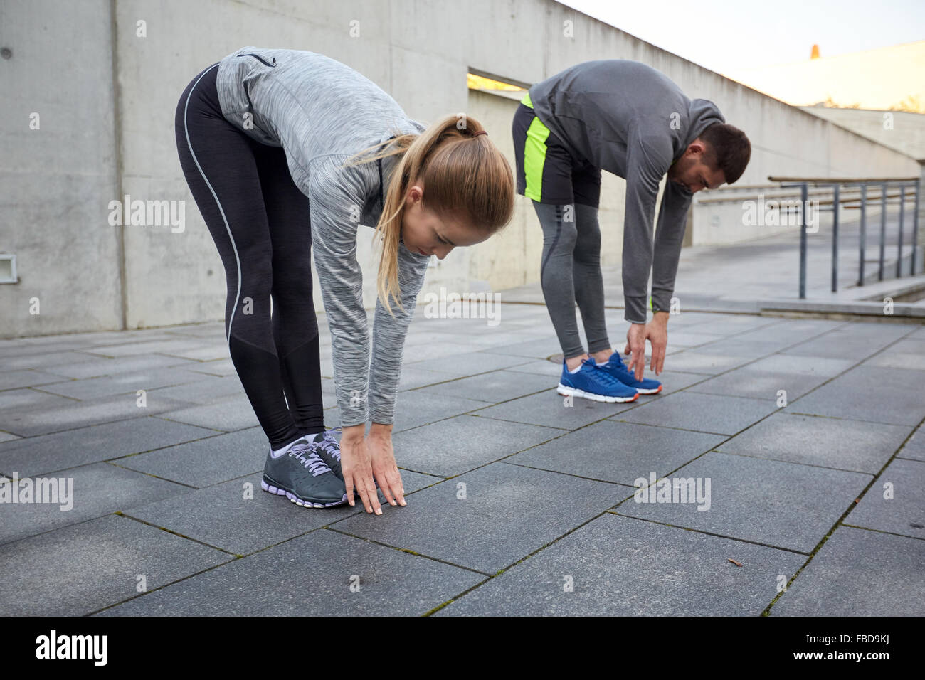 Bending forward hi-res stock photography and images - Alamy