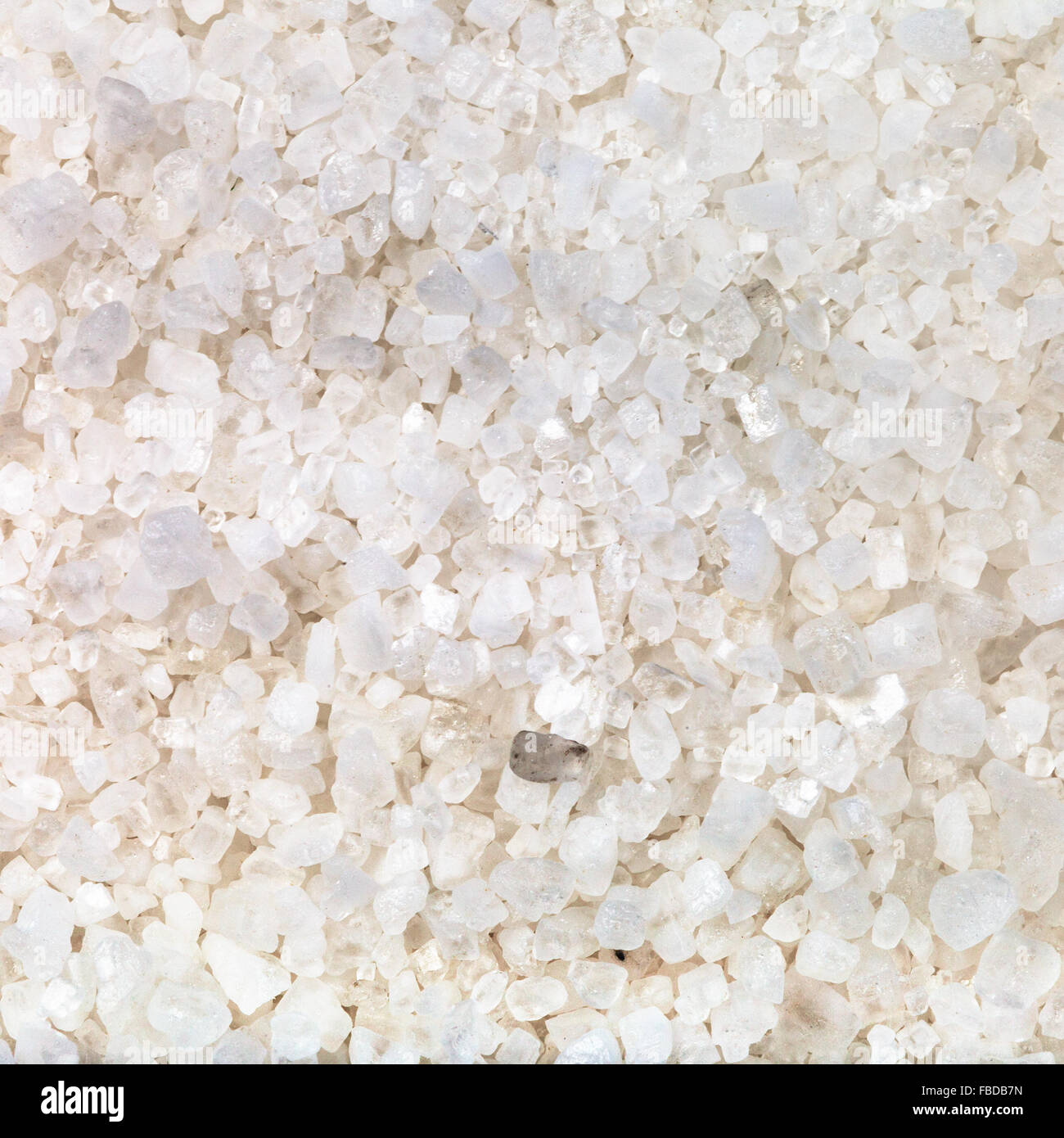 square food background - crystals of common Sea salt close up Stock ...