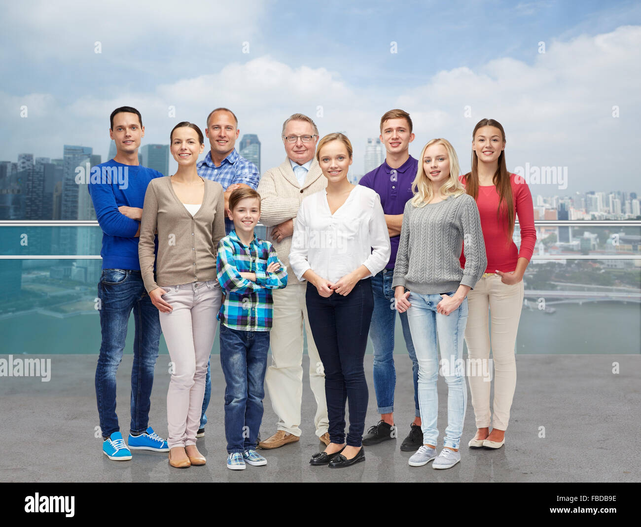 group of smiling people Stock Photo - Alamy