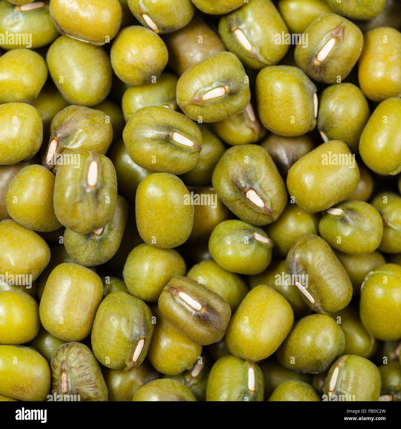 square food background - raw green mung beans close up Stock Photo - Alamy