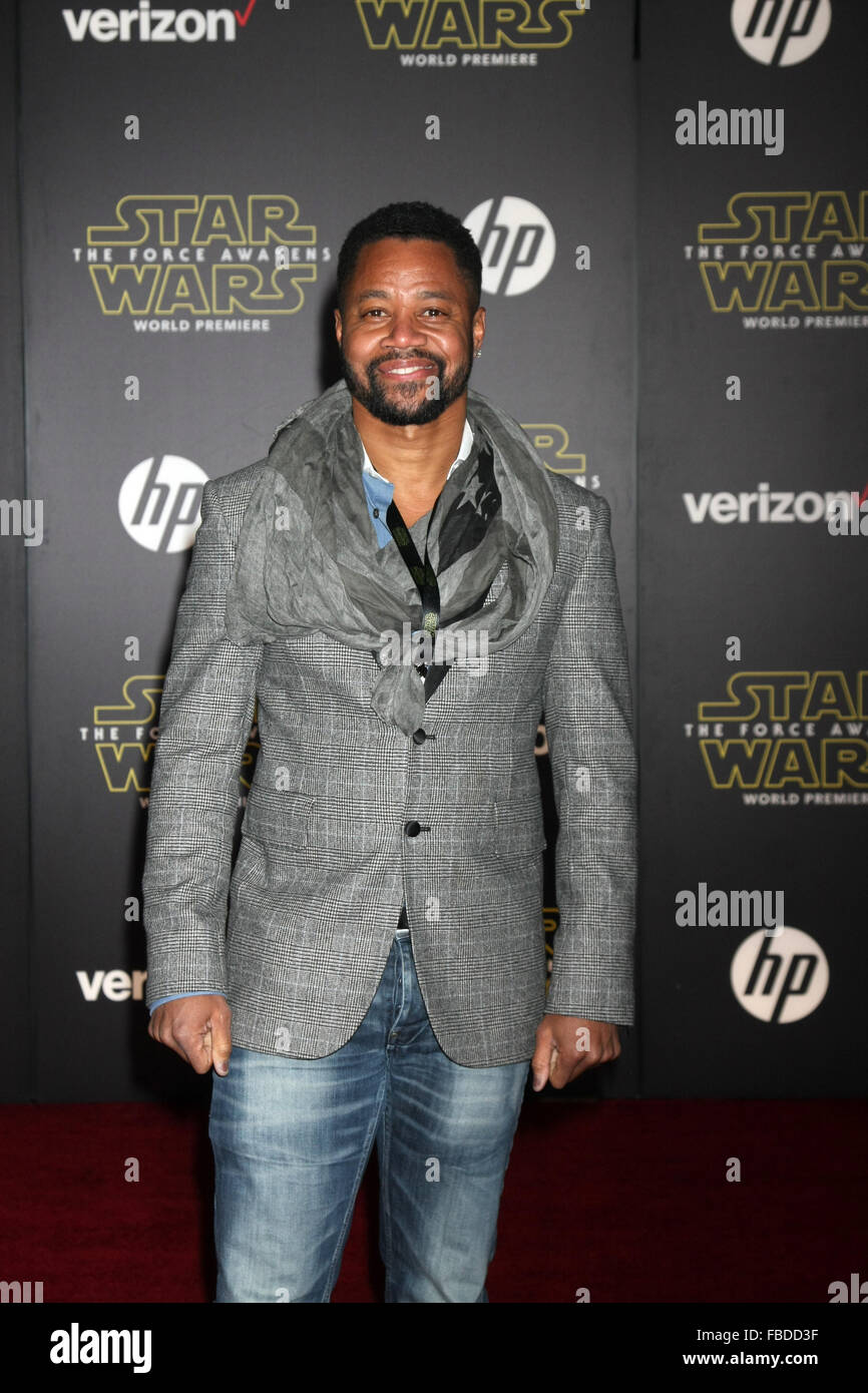 Star Wars - The Force Awakens World Premiere Featuring: Cuba Gooding Jr ...