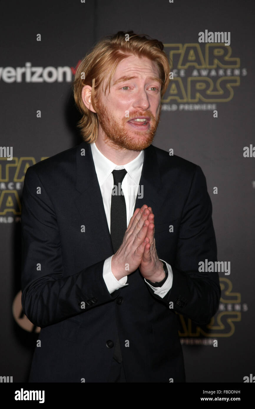 Star Wars - The Force Awakens World Premiere Featuring: Domhnall ...