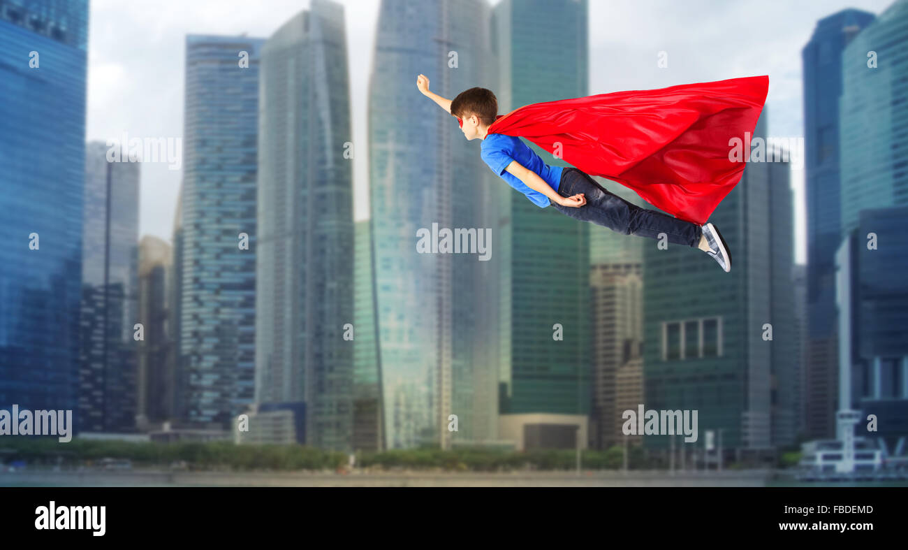 Superman Flying Away