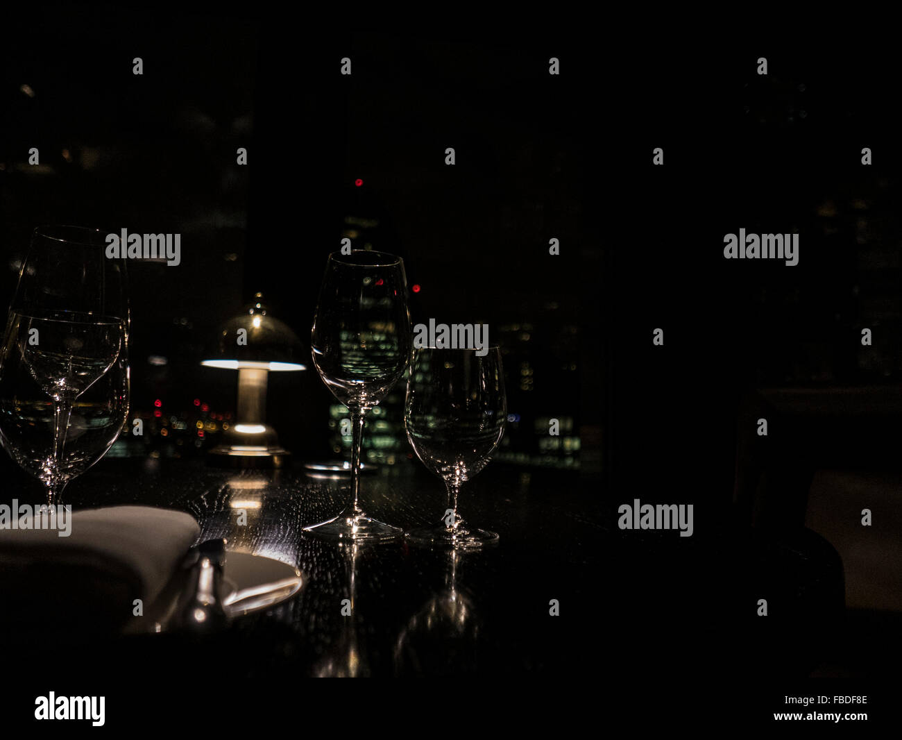 Restaurant night inside view window hi-res stock photography and images ...