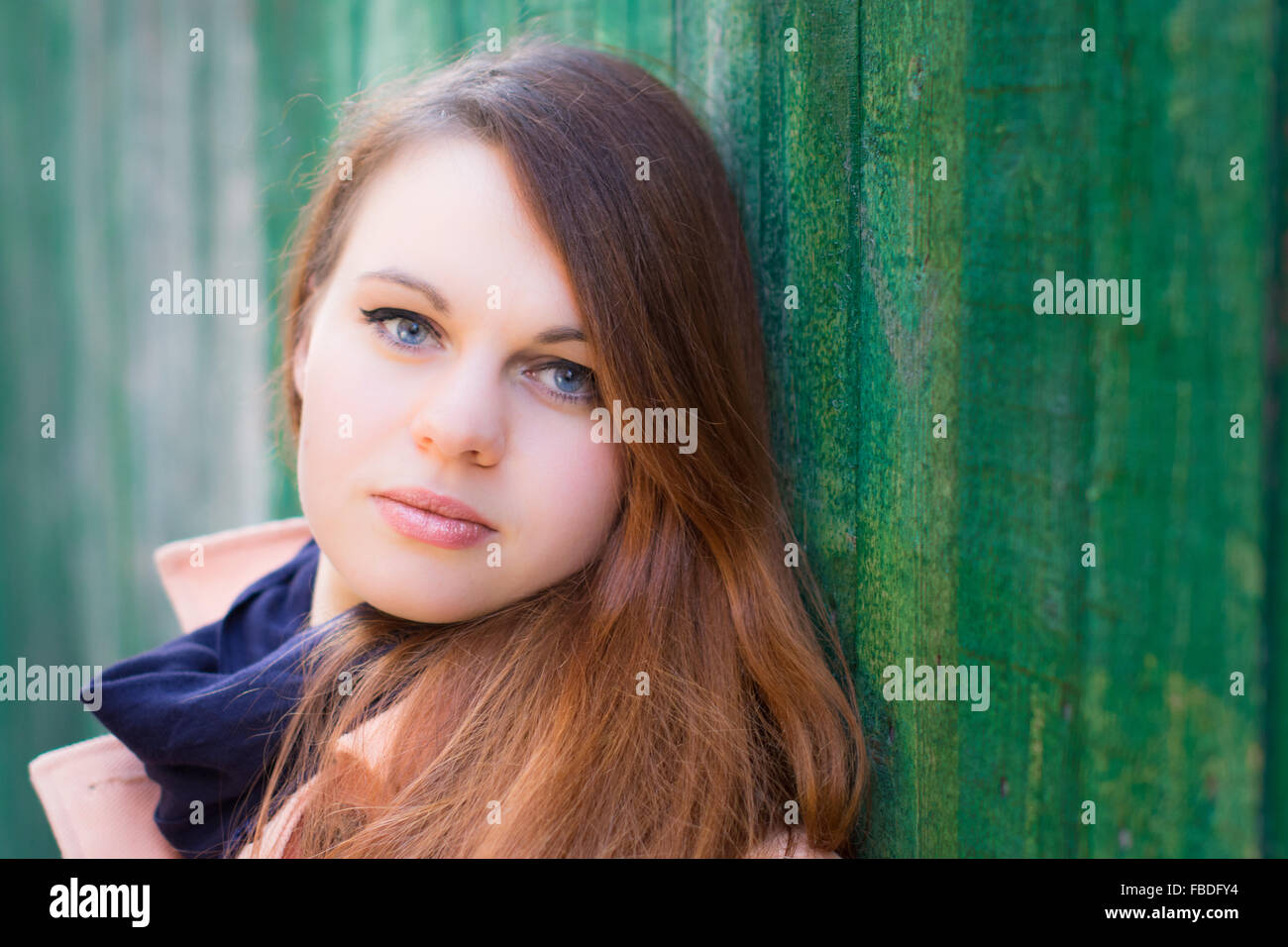 Close up serious beautiful face hi-res stock photography and images - Alamy