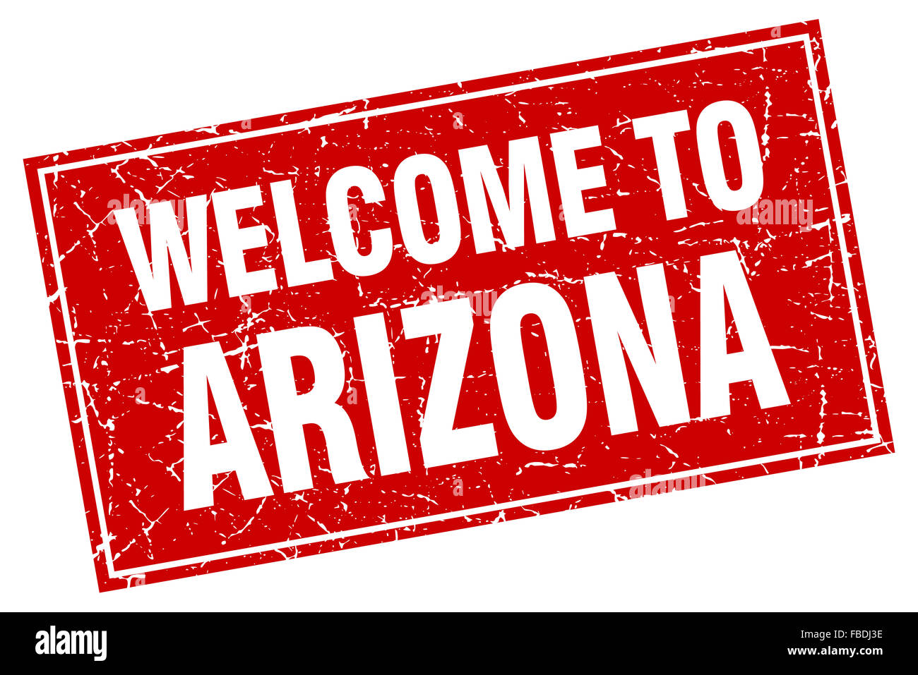 Welcome to arizona sign Cut Out Stock Images & Pictures - Alamy