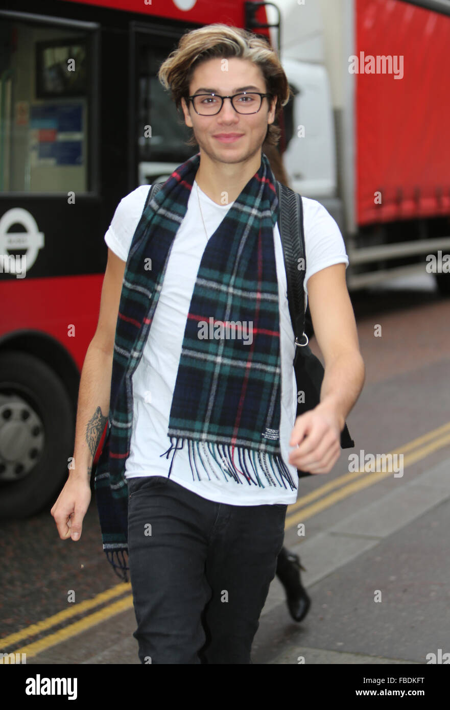 George Shelley outside ITV Studios Featuring: George Shelley Where ...