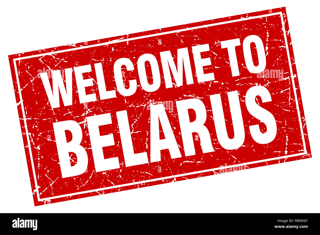 Welcome to belarus sign Cut Out Stock Images & Pictures - Alamy