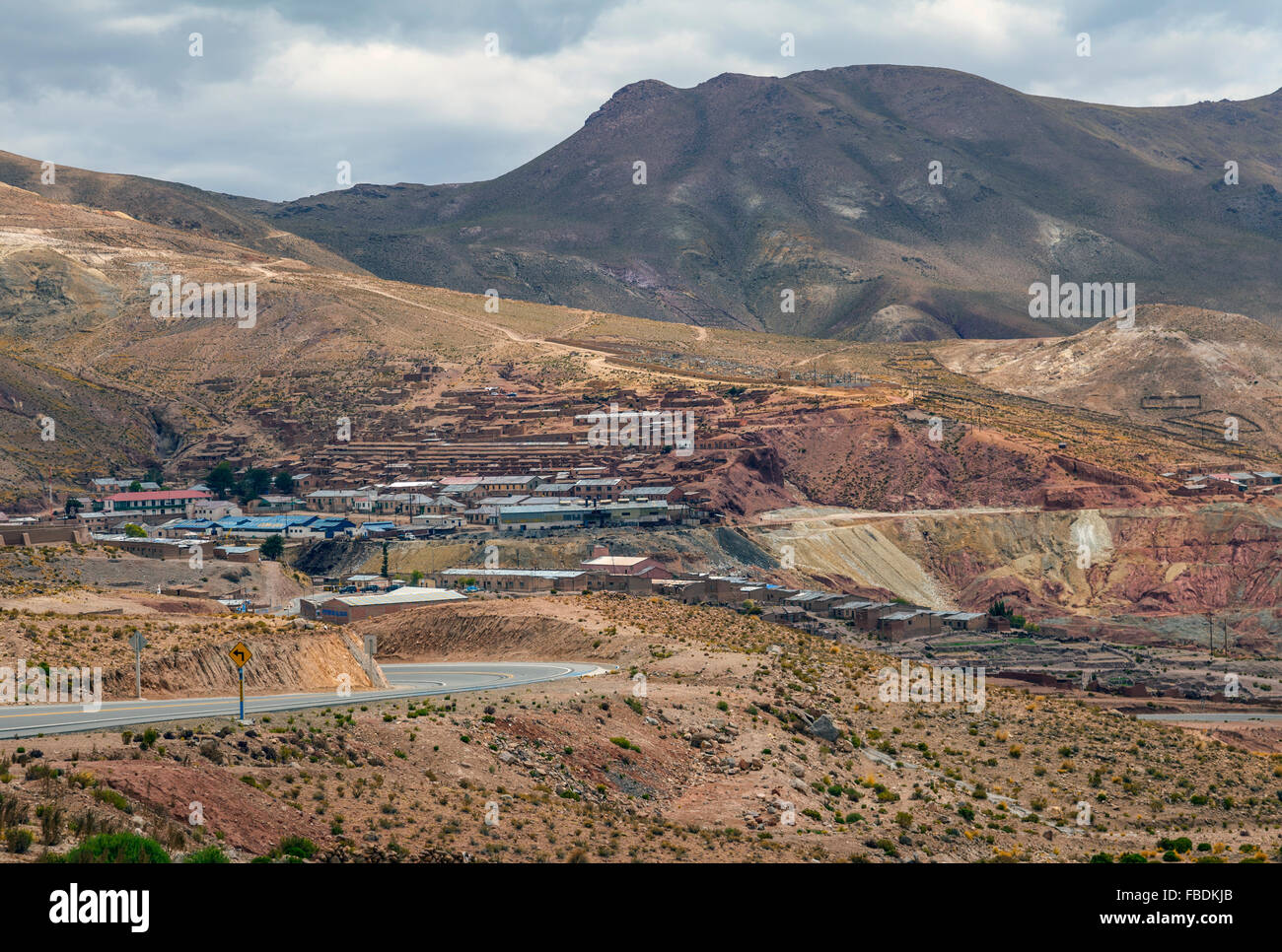 Pulacayo mining center, Bolivia Stock Photo - Alamy