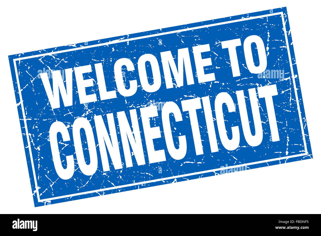 Welcome to connecticut sign Cut Out Stock Images & Pictures - Alamy