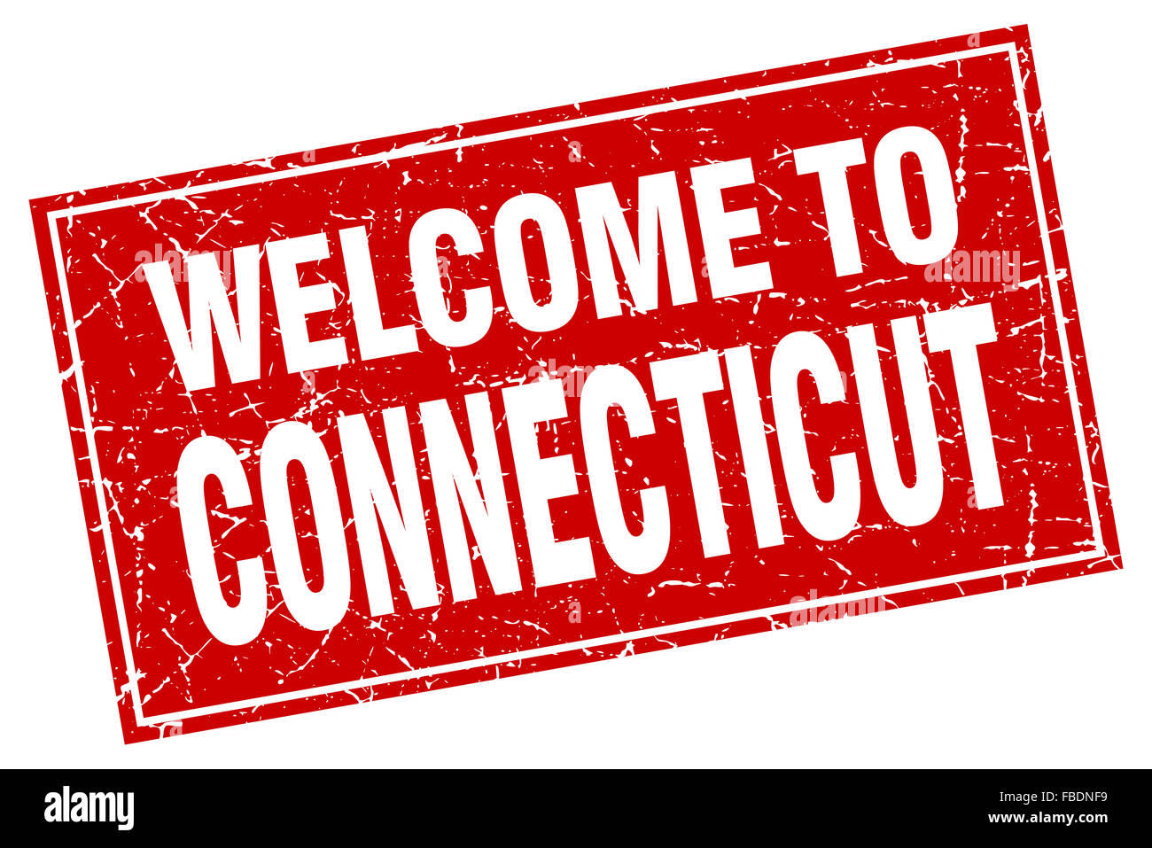 Welcome to connecticut sign Cut Out Stock Images & Pictures - Alamy