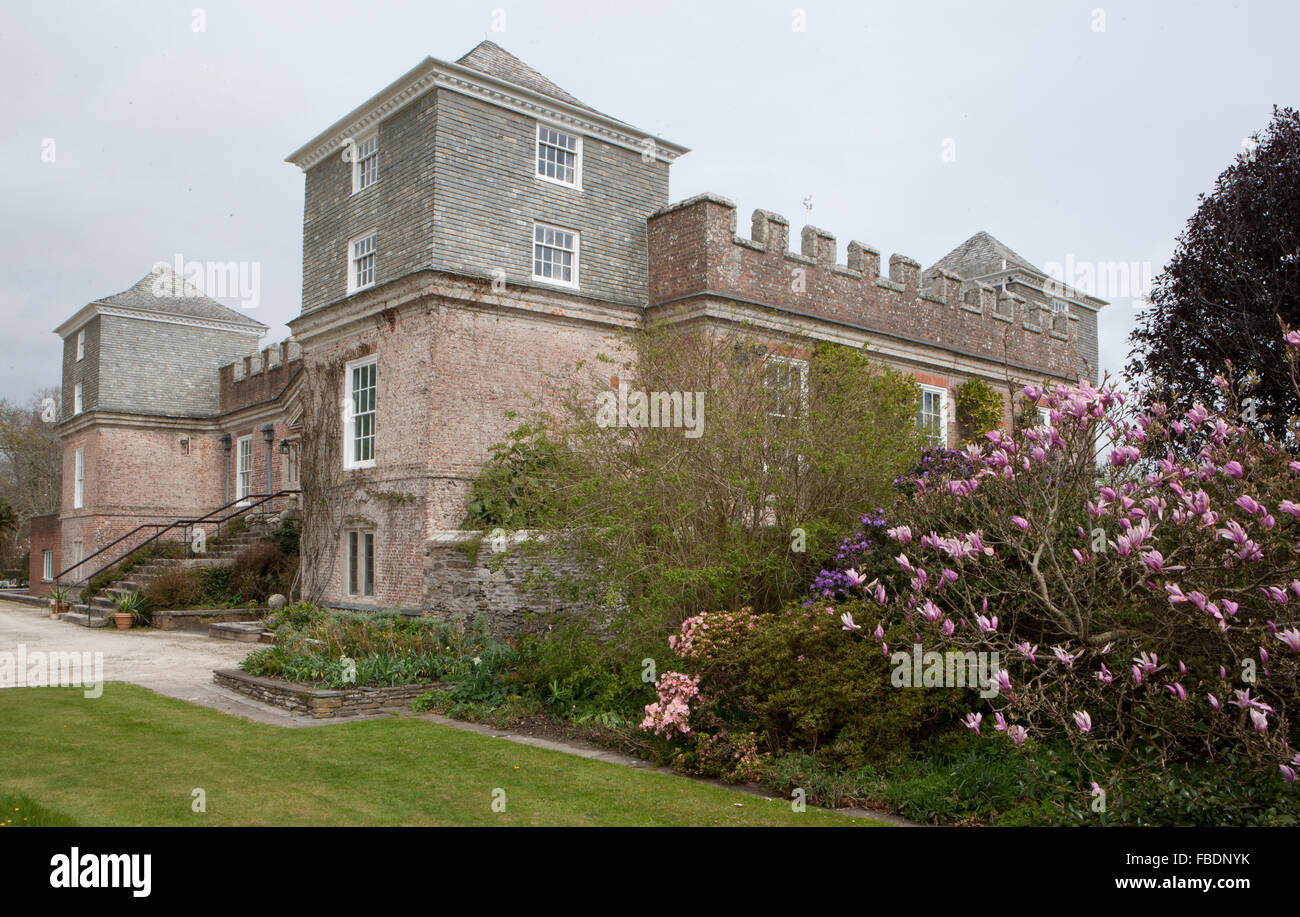 Ince Castle nr Saltash Cornwall,built about 1642 and is the home of ...
