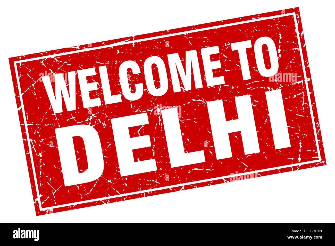 Welcome sign and delhi Cut Out Stock Images & Pictures - Alamy