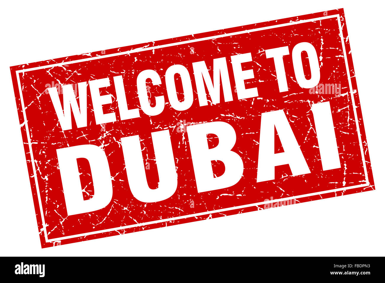 Welcome to dubai sign Cut Out Stock Images & Pictures - Alamy
