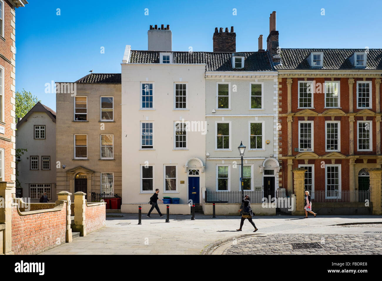 Period buildings in Queen Square, Bristol, UK Stock Photo - Alamy