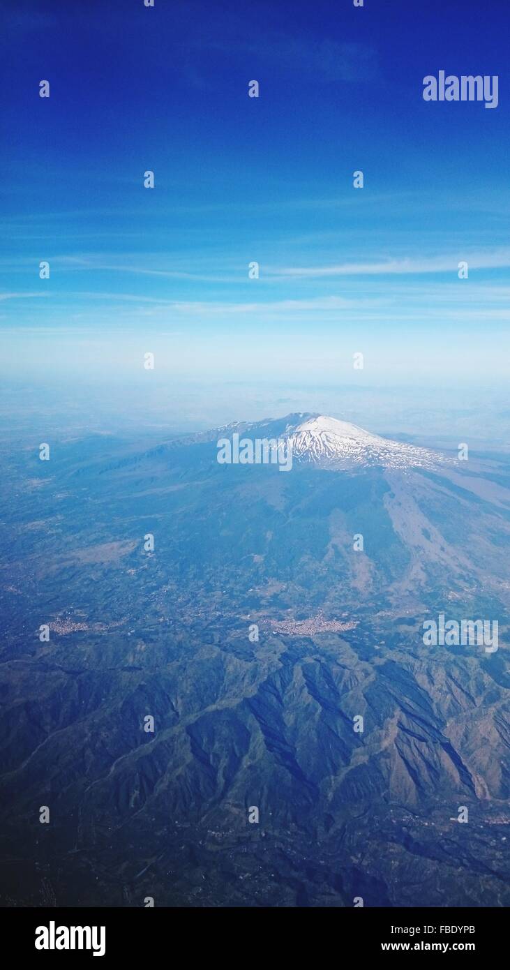Aerial view of mount etna hi-res stock photography and images - Alamy
