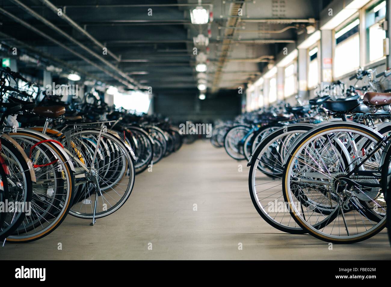 Bicycle parking lot japan hi-res stock photography and images - Alamy