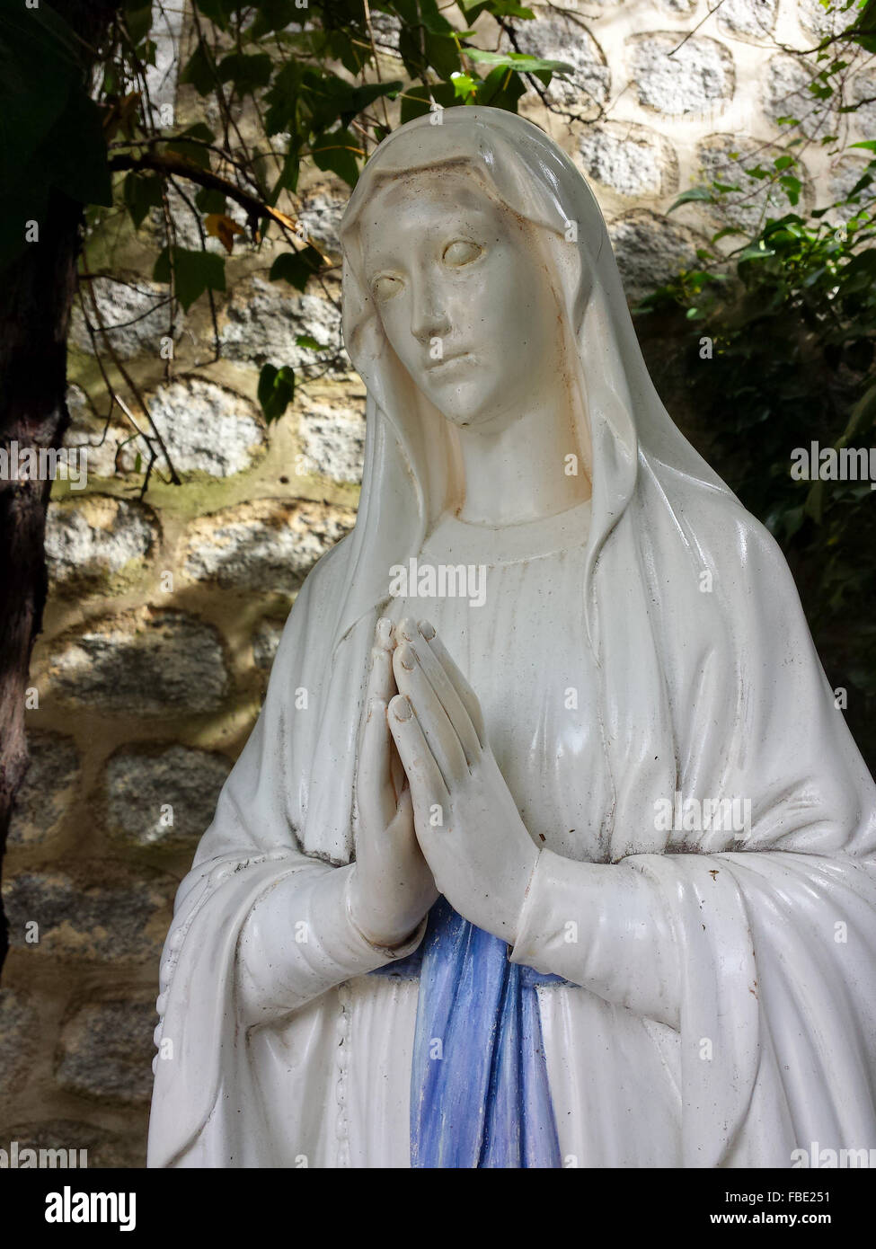 Christian images in the shape of the Virgin Stock Photo - Alamy