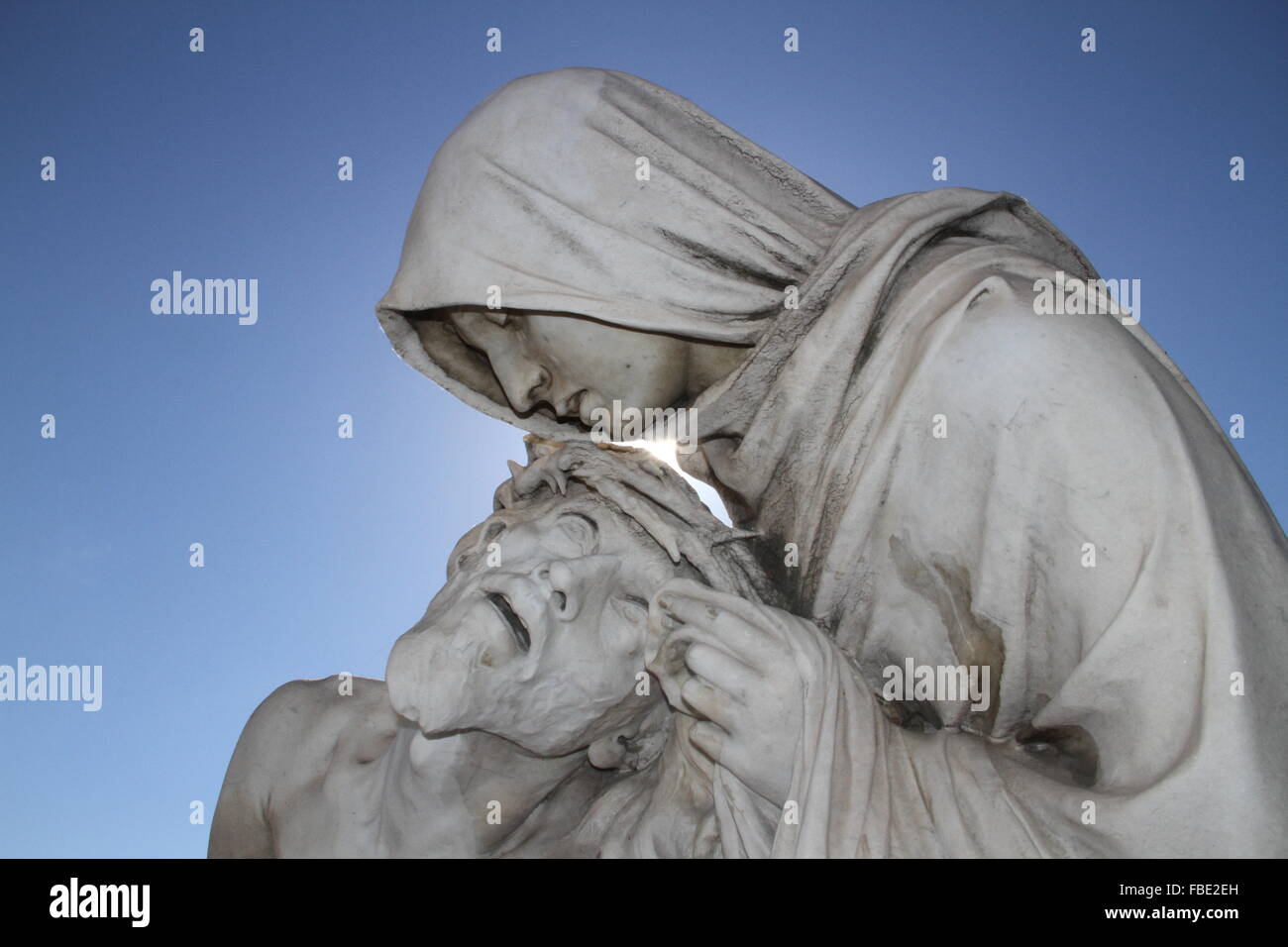 Pieta stone statue hi-res stock photography and images - Alamy