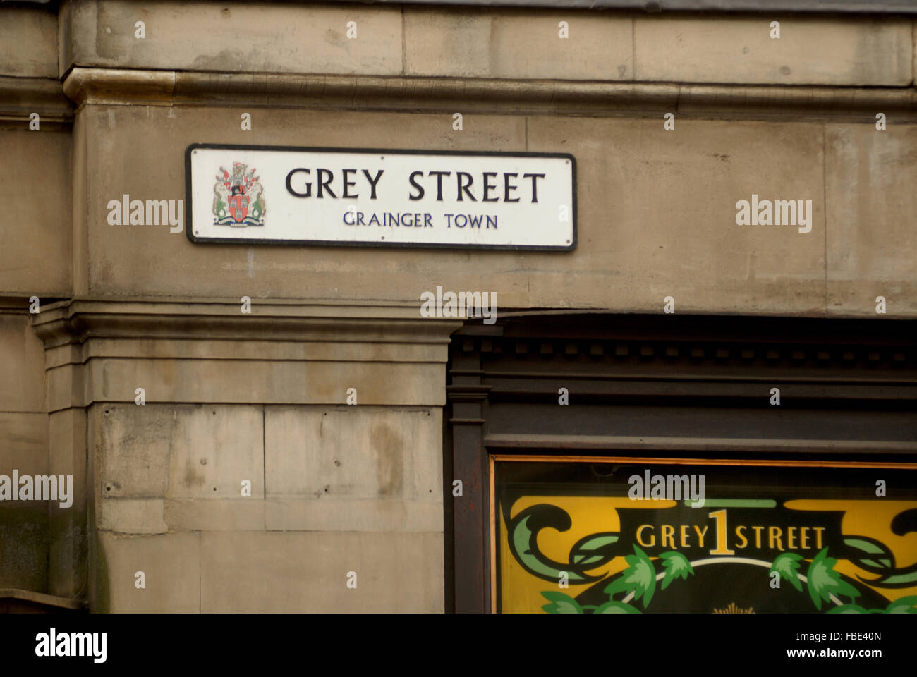 Grey Street, Newcastle upon Tyne Stock Photo - Alamy
