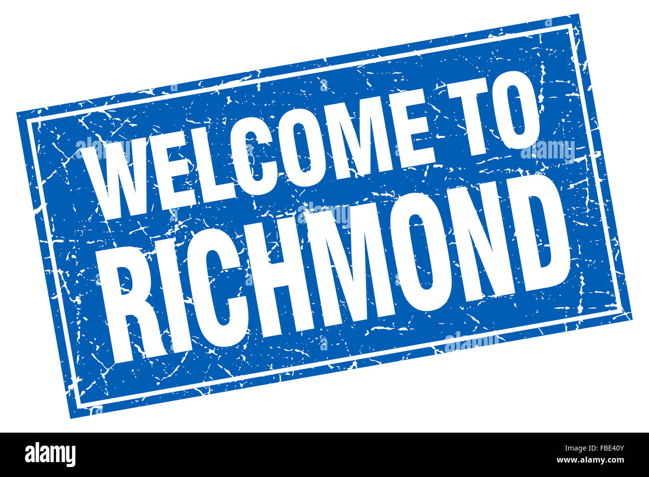 Richmond welcome sign hi-res stock photography and images - Alamy