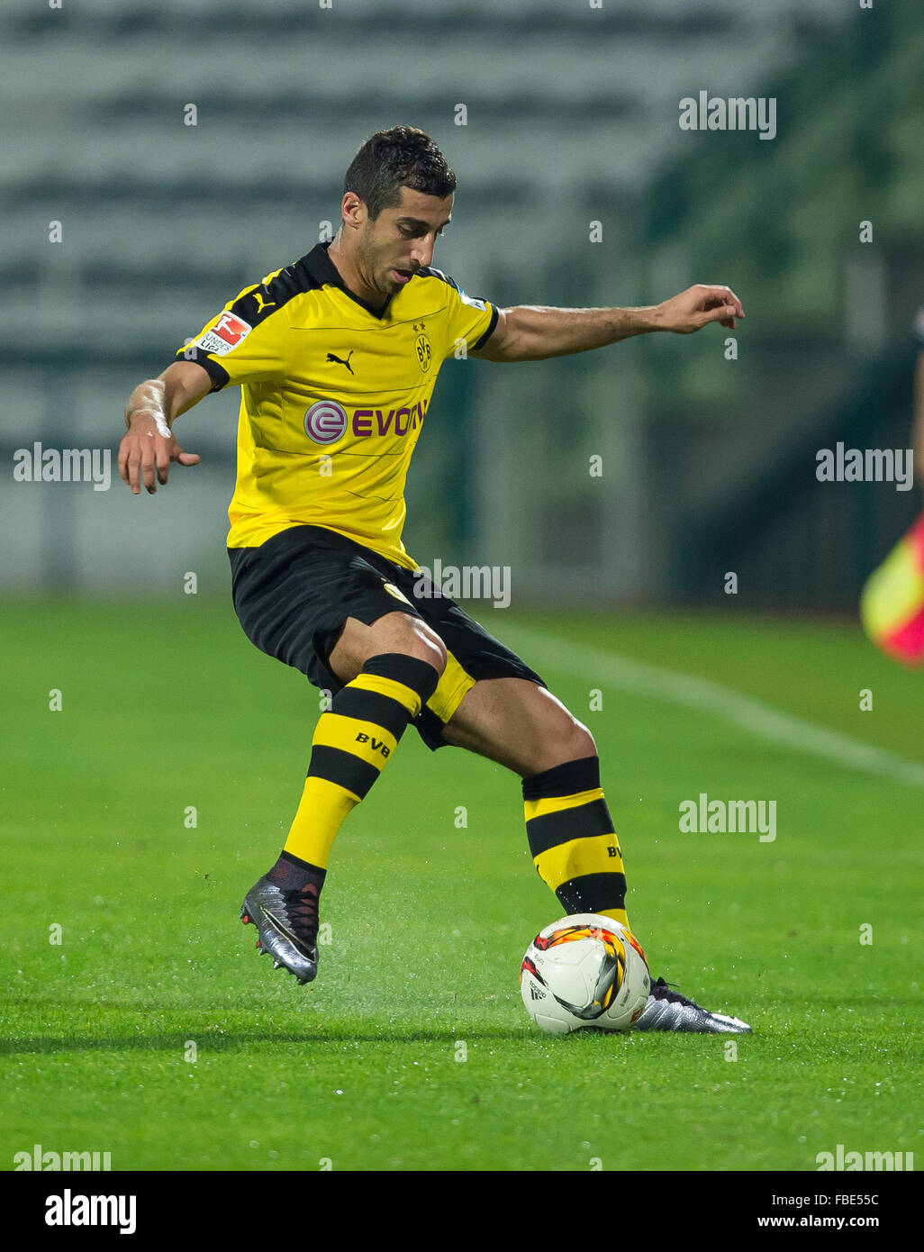 Dubai, UEA. 12th Jan, 2016. Dortmund's Henrikh Mkhitaryan in action ...