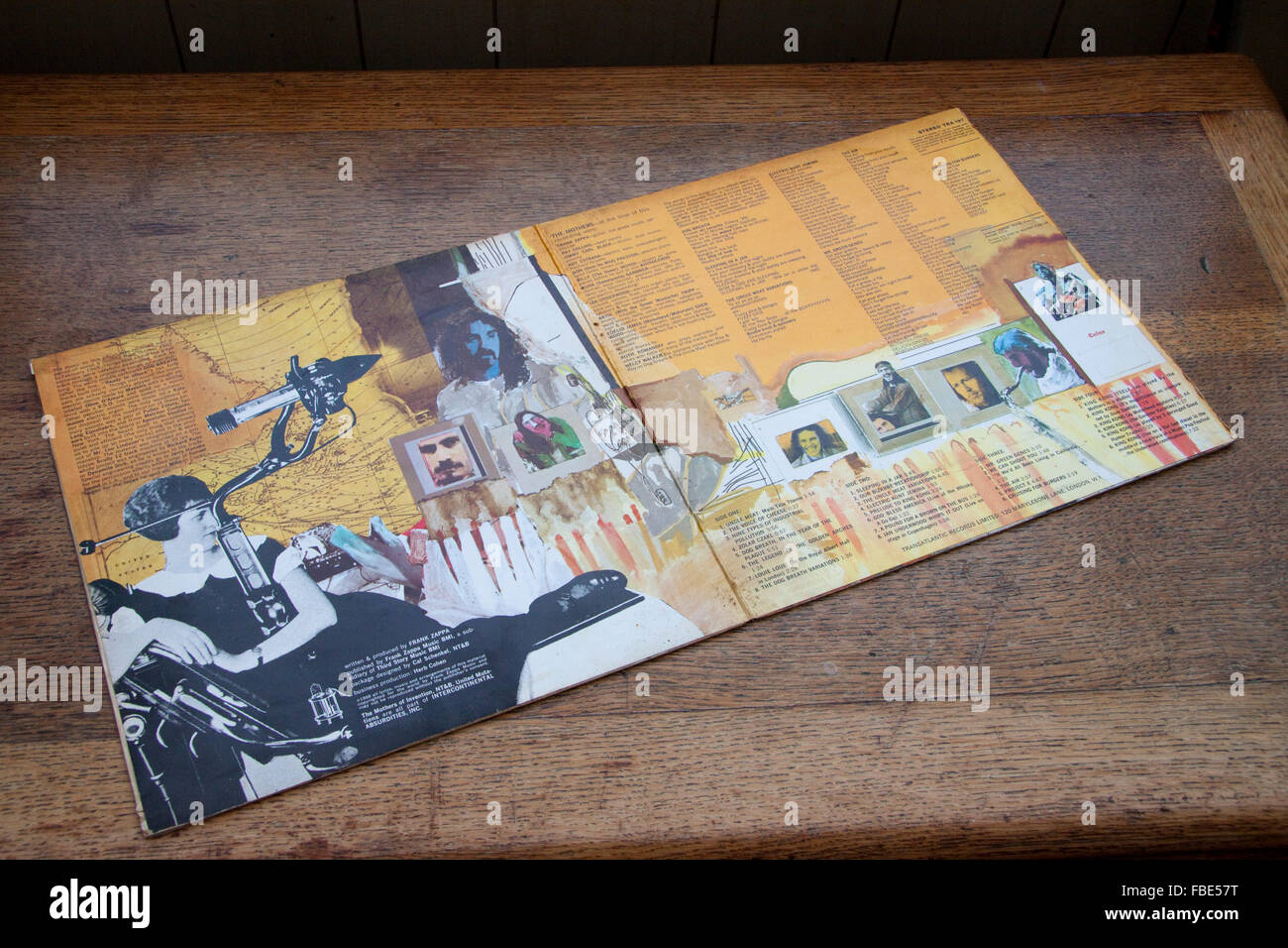 The Mothers of Invention fifth studio album Uncle Meat Stock Photo - Alamy